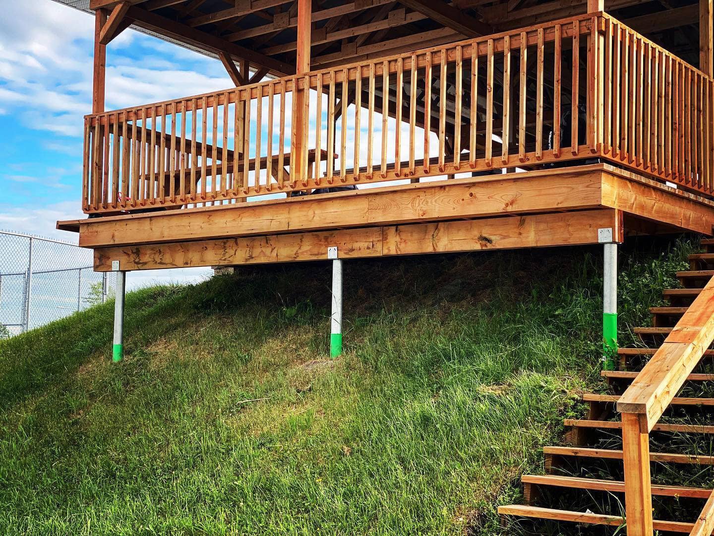 Helical Piers for Deck and Porch Foundations | Techno Metal Post